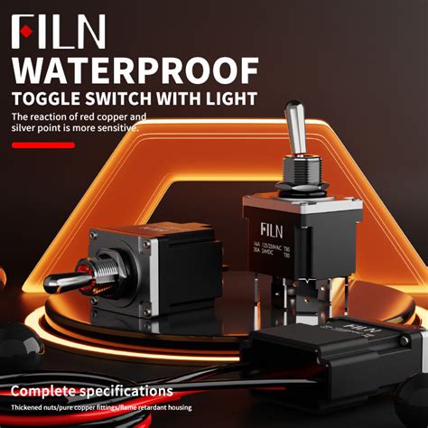 12mm Toggle Switch Randg Dual Color Design Ip67 Waterproof Filn Shopify