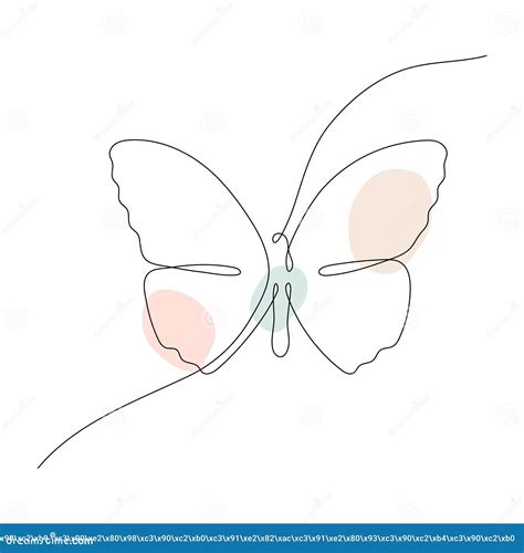 Butterfly Continuous One Line Drawing Stock Illustration Illustration Of Linear Cute 257297472