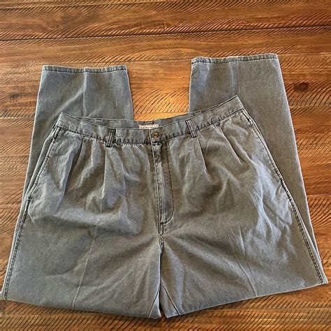 Bugle Boy Company Pants Light Grey 40w X 30l Depop