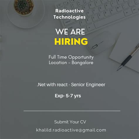 Vinod D On Linkedin Hiring Share Resume Fulltimejob Bangalorejobs