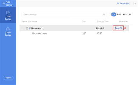 How To Recover Files Deleted By Mistake And Unsaved Files And View Backup Files