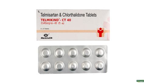 Buy Telmikind Ct 40mg 10 Tablets Online At Best Prices Wellness Forever