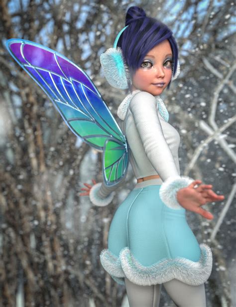 Pixie 9 Winter Fairy Bundle Daz 3d And Poser Download Free
