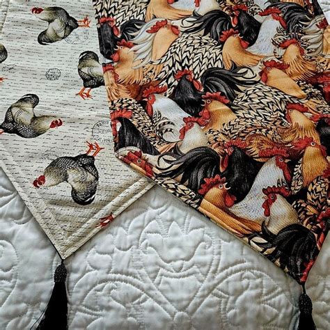 Rooster Table Runner Etsy