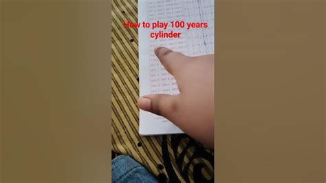 How To Play 100 Years Calinder Youtube