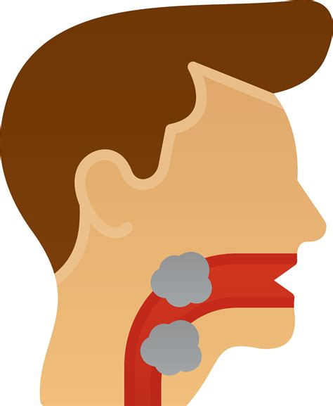 Throat Cancer Vector Icon Design 24937552 Vector Art At Vecteezy