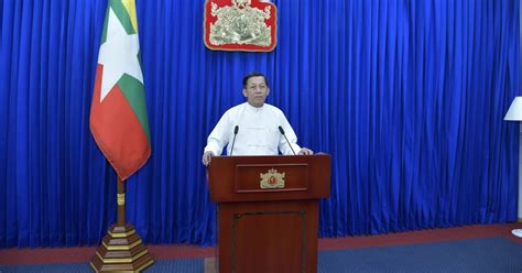 ပြည်ထောင်စုသမ္မတမြန်မာနိုင်ငံတော်အစိုးရ နိုင်ငံတော်စီမံအုပ်ချုပ်ရေးကောင်စီဥက္ကဋ္ဌ နိုင်ငံတော်ဝန