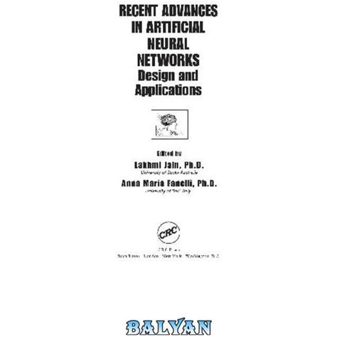 خرید و قیمت دانلود کتاب Recent Advances In Artificial Neural Networks