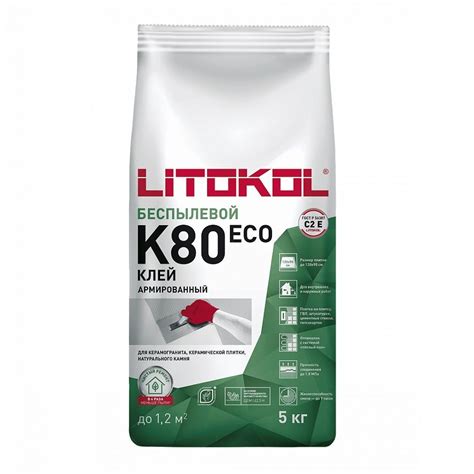 Клей для плитки LITOKOL и керамогранита Litoflex K80 Eco / Литокол ...
