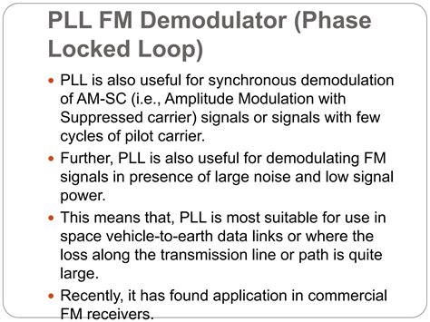 Fm Demodulation Analog Communication Types Of Demodulation Ppt