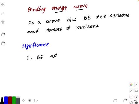 SOLVED What Is Binding Energy Curve Discuss Its Significance In Determining The Stability Of