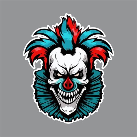 Premium Vector Clown Head Shirt Design