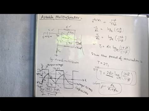OP 21 Astable Multivibrator YouTube