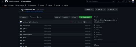 Welcome To Ivy Octernships ML Discussions GitHub Octernships Ivy Octernships ML Discussion