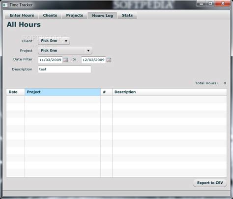 Time Tracker Download Softpedia