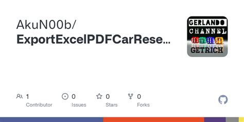 GitHub AkuN B ExportExcelPDFCarReservation
