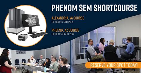 Workshop Training Electronmicroscopy Sem Materialanalysis Characterization