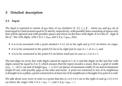 solved the representation of the maze is based on a coding
