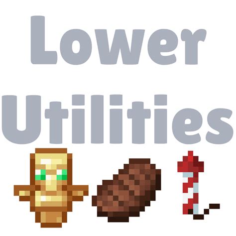 Lower Utilities Minecraft Resource Pack