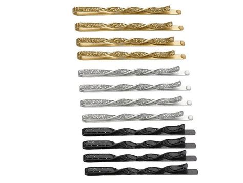 These Twisted Glittery Bobby Pins Give Just The Right Amount Of Sparkle