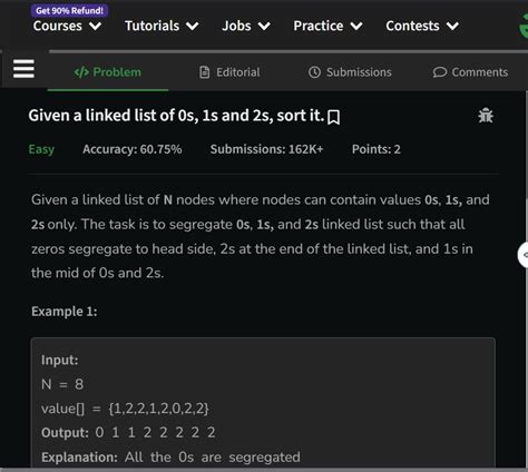 Python Linkedlists Sortingalgorithm Codingchallenge Geeksforgeeks Veenayak Sirohi