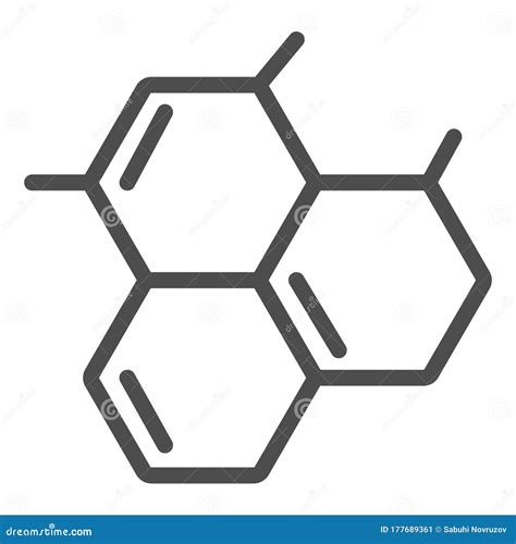 Nanomaterial Mesh Molecular Hexagonal Structure Honeycomb Connection Of Molecules In Gold
