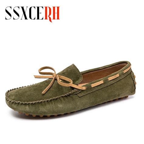 남성용 진짜 가죽 로퍼 운전용 신발 패션 캐주얼 신발 오리지널 디자인 여름 플랫 모카신 뉴 사이즈 38 ~ 47 핫 세일남성용 캐주얼 신발 Aliexpress