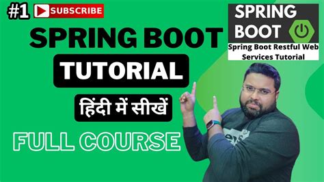 🔥spring boot tutorial in hindi spring boot tutorial for beginners