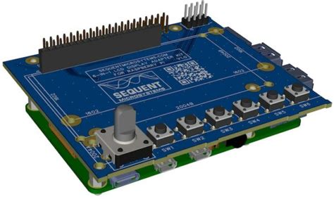 Lcd Adapter For 1602 Display With Rotary Encoder And Six Pushbuttons