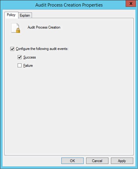security thoughts include command line in process creation events