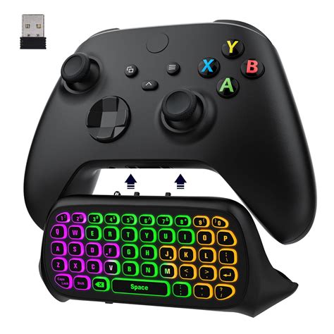 Moko Rgb Backlight Keyboard For Xbox One Controller Xbox Series X S Wireless Chatpad Keypad W