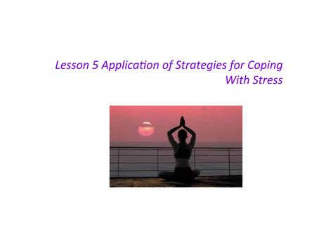 Coping With Stressppt