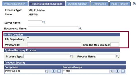 Peoplesoft Junction Creating File Dependency Process In Peoplesoft