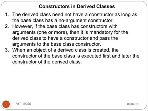 11 Constructors In Derived Classes Ppt Programming Languages