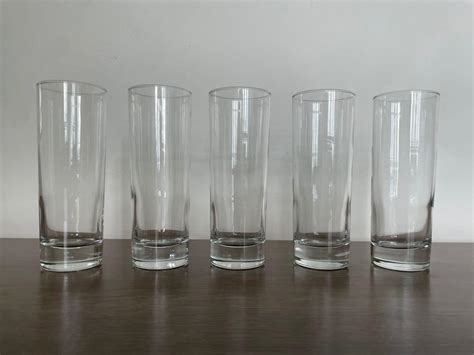 Tall Drinking Glasses 5 Pieces Available Furniture And Home Living
