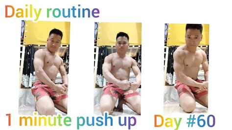 1 Minute Push Up Day 60 Youtube