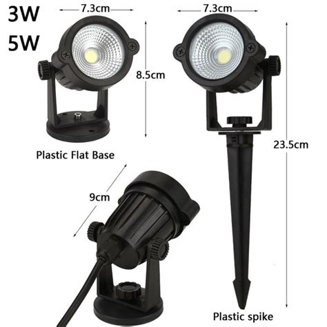 Led Garden Lawn Light Outdoor Cob Ip65 Spike Lamp Waterproof Flood