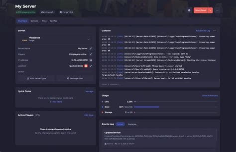 Control Panel Update Sale Shockbyte