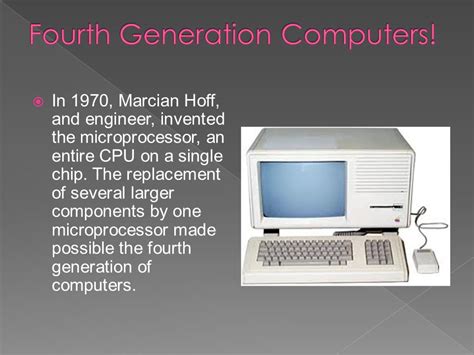 In Which Generation Of Computer Microprocessor Was Introduced At Ebony