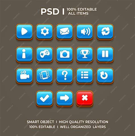 set of game ui game ui set game ui button game button game ui psd game
