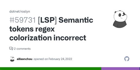 [lsp] semantic tokens regex colorization incorrect · issue 59731