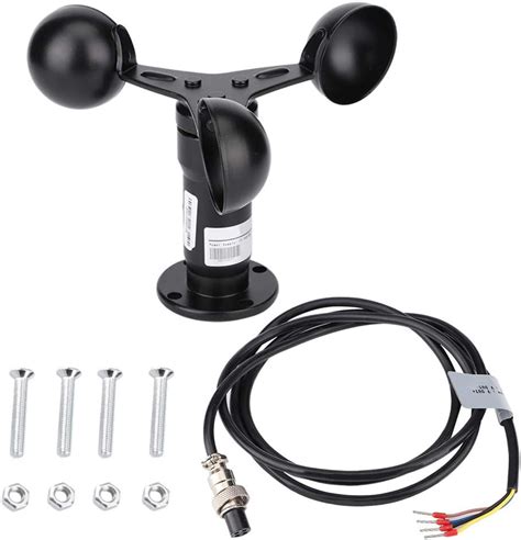 Wind Speed Sensor Pulse Signal Output Aluminum Alloyed Wind Speed