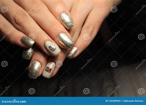 Sexual Nail Design Stock Image Image Of Finger Polish