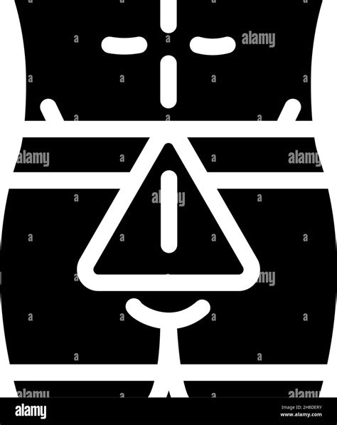 Sexually Transmitted Disease Glyph Icon Vector Illustration Stock