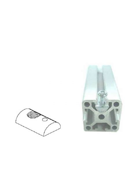 Half Round Nut Aluminium Profile Accessories Aluminium Profile System