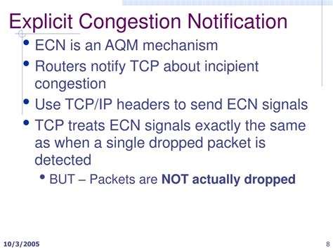 Ppt Explicit Congestion Notification Ecn In Tcp Ip Networks Powerpoint Presentation Id 9249423