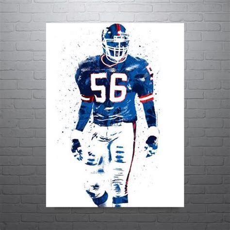 Lawrence Taylor New York Giants Poster Pixartsy Lawrence Taylor