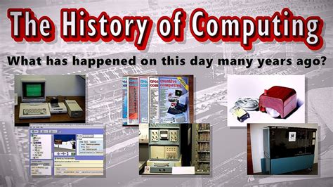 history of computers and computing birth of the modern