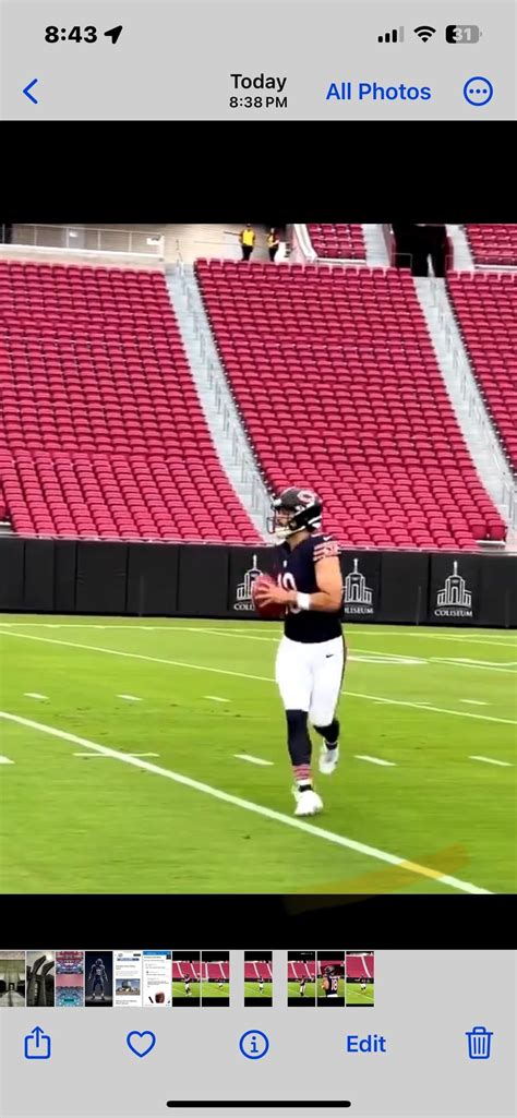 First Pics Of Caleb In Bears Uniform Rchicagobearsnfl