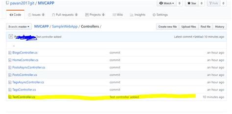 Asp Net Mvc Project Integration With Github